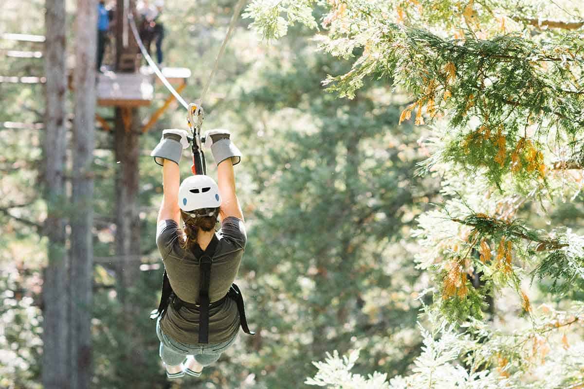 Tree Tops Zipline Tour | 7 Zip Lines & 2 Sky Bridges